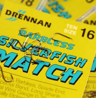 Drennan Barbless Silverfish Match Hooks – Total Fishing