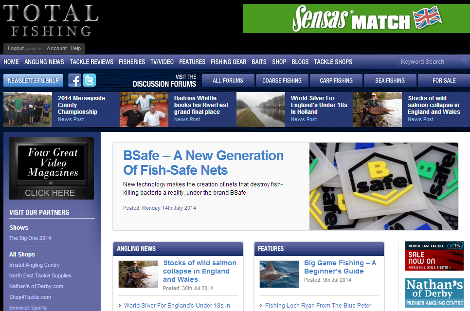 Record Traffic Figures For Top Angling Website Total-Fishing.com ...