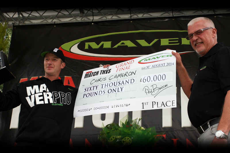 Chris Cameron wins £60,000 in Maver Match This! Final – Total Fishing